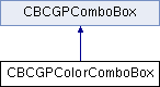 BCGSuite for MFC: CBCGPColorComboBox